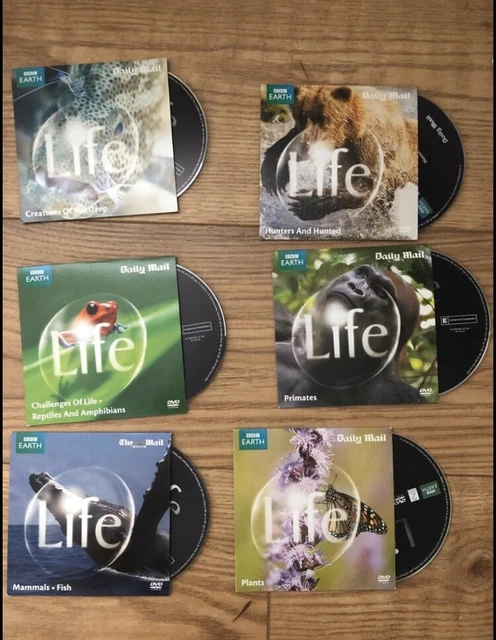 LIFE DAVID ATTENBOROUGH daily mail document DVD’s Bbc £3.00 - PicClick UK