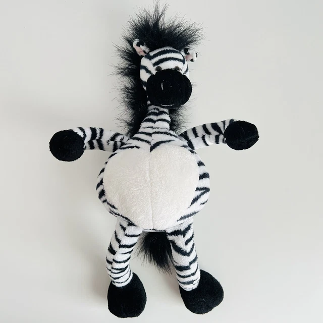 RUSS ZEBADEE ZEBRA Horse Plush Soft Toy 16” Teddy Bear Black White ...