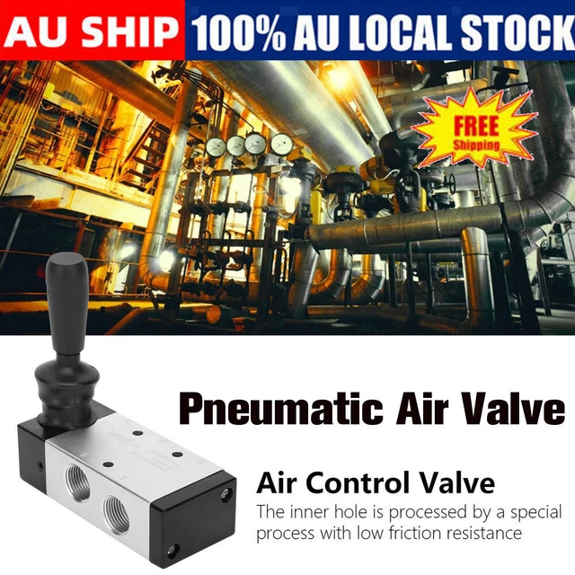 PNEUMATIC AIR VALVE Manual Air Control Valve Easy Installation Accurate ...
