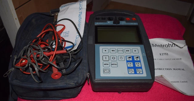 METROHM E2752 TDR Cable Fault Locator £25.00 - PicClick UK