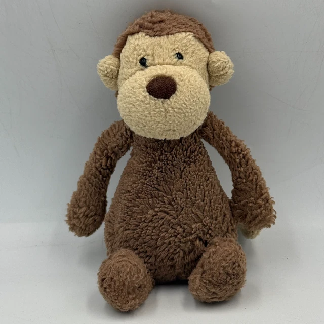 JELLYCAT SMALL BASHFUL Monkey Brown Soft Plush Toy £26.68 - PicClick UK