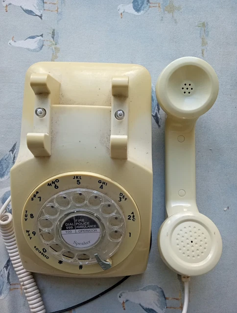 STEEPLETONE STP1960 VINTAGE Cream Rotary Dial Telephone £14.00 ...