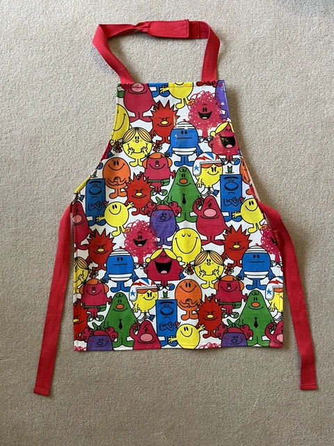 MR MEN & Little Miss Kids Child's Boy Girl Small Apron PVC VGC 2009 Thoip £6.96 - PicClick UK