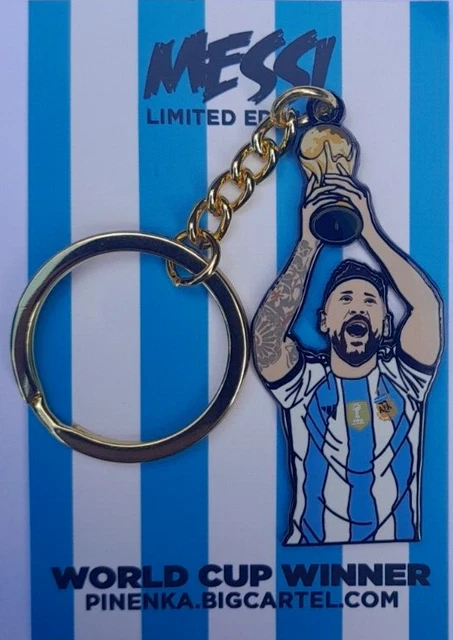 PINENKA / HOIDY Lionel Messi Argentina World Cup Winner Ltd Ed Keychain ...