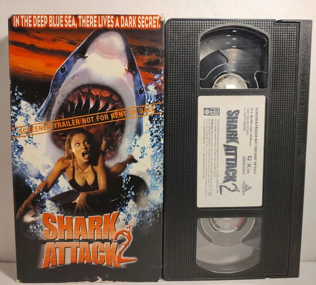 SHARK ATTACK 2 (VHS, 2000) Screener Tested Horror Trimark £11.10 ...