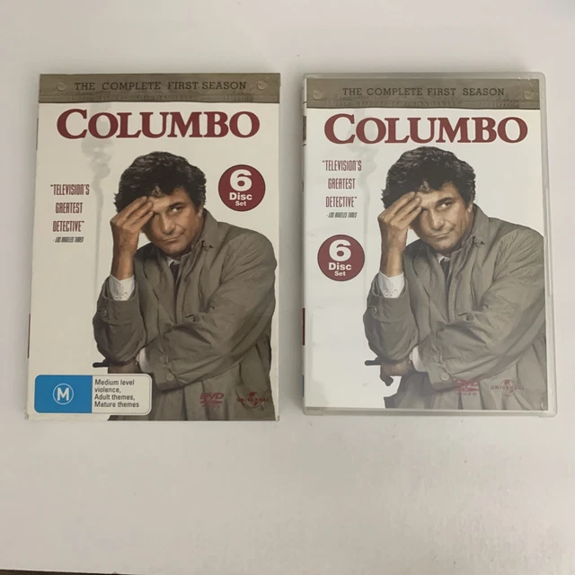 COLUMBO : THE Complete Season 1 (DVD, 1972, 6-Disc) Peter Falk Region 4 &2 $18.99 - PicClick AU