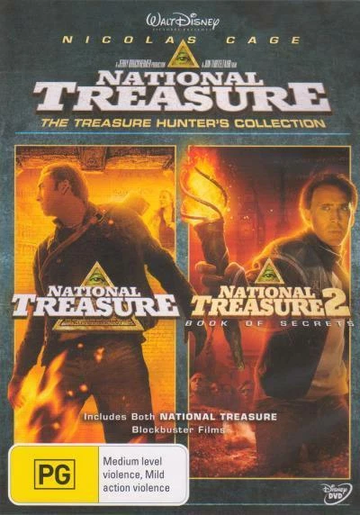 NATIONAL TREASURE / National Treasure: Book of Secrets (Box Set, DVD ...