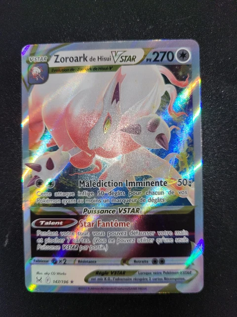CARTE POKÉMON ZOROARK de Hisui Vstar 147/196 - Origine Perdue EB11 FR EUR 6,00 - PicClick FR