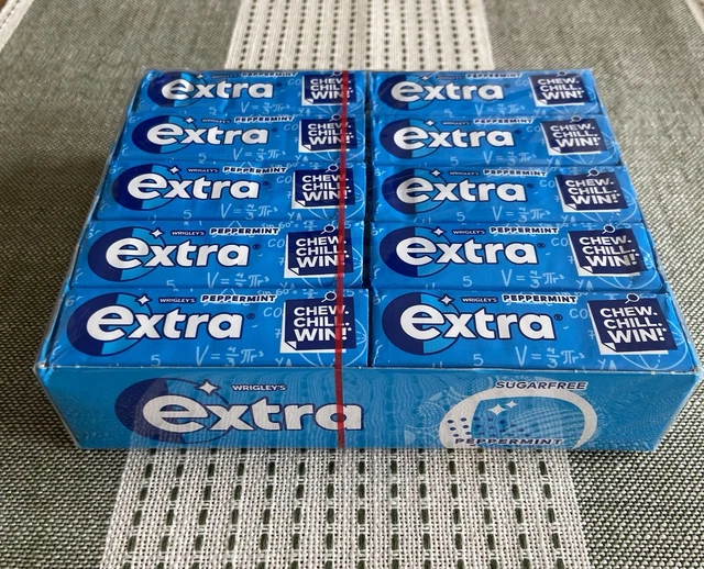 WRIGLEY'S EXTRA PEPPERMINT Chewing Gum Sugar-Free x 30 Packs £13.47 ...