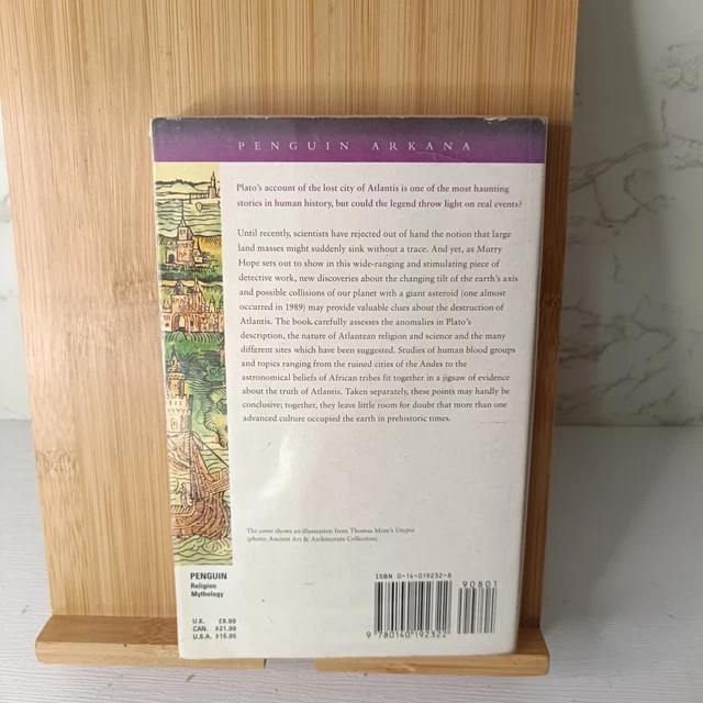 VINTAGE BOOK ATLANTIS Myth Or Reality Murry Hope $13.00 - PicClick AU