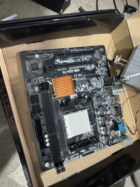 ASROCK N68-GS4 FX AMD AM3+ Motherboard, With Heat sink £37.95 - PicClick UK