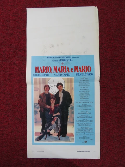 MARIO, MARIA E Mario Italian Locandina Poster Giulio Scarpati V ...