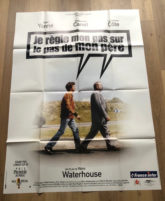 AFFICHE CINÉMA 120X160 cm - Je règle mon pas sur le pas de mon père ...