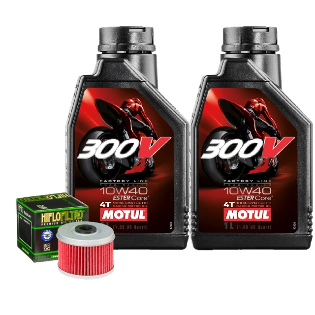 SET ENTRETIEN HUILE Motul 300V 10W40 de Filtre pour Honda EUR 90,79 - PicClick FR