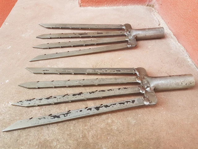 LOT FOENE FOUENE à anguille ancienne pêche à pied harpon trident chasse ...