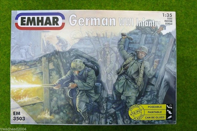 EMHAR WW1 FANTERIA TEDESCA kit scala 1/35 3503 EUR 11,47 - PicClick IT
