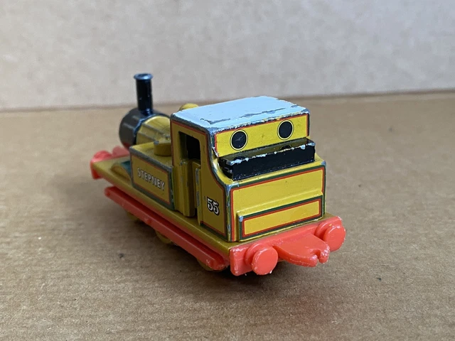 ERTL THOMAS AND Friends, Stepney, Train 55, Yellow, 1997, Rare, Vintage ...