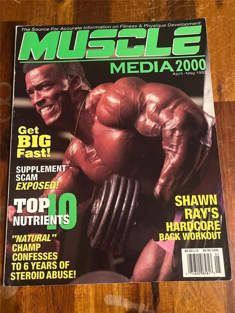 MUSCLE MEDIA BODYBUILDING ISSUE #4 magazine SHAWN RAY/Victor Richards 5 ...