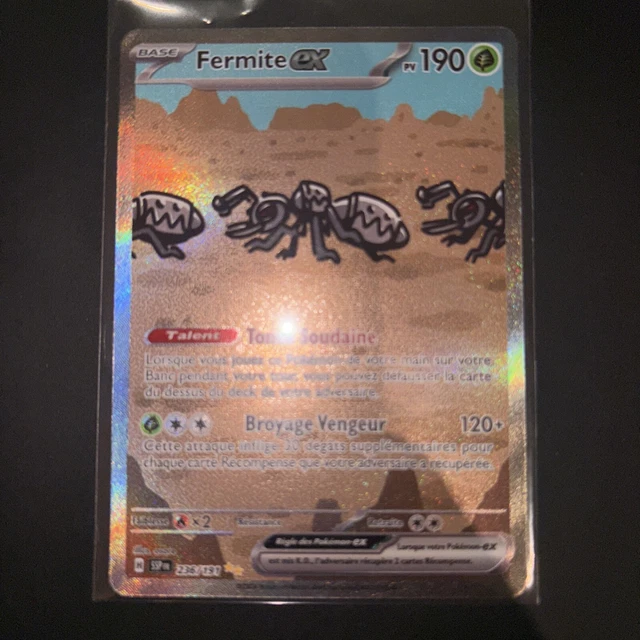 CARTE POKÉMON ÉTINCELLES Déferlantes EV08 Fermite Ex Alt 236/191 Fr 🔥 ...