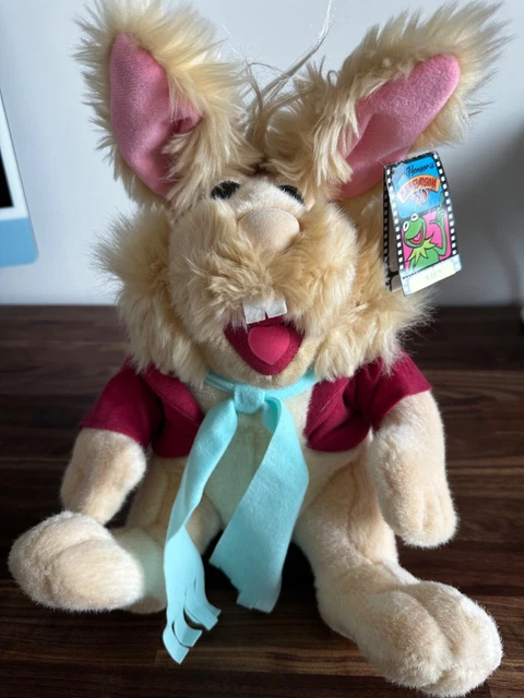 BEAN BUNNY MUPPET Vision 3D Mint With Tags 1991 Jim Henson Stuffed Toy ...