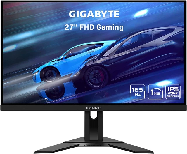 GIGABYTE 27& 1440P 2560x1440 165Hz 1ms QHD (G27QC A) Gaming Monitor ...