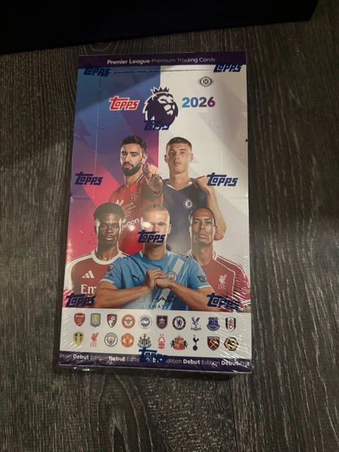 TOPPS PREMIER LEAGUE 2026 Hobby Box Sealed Brand New fast ship £213.88 ...