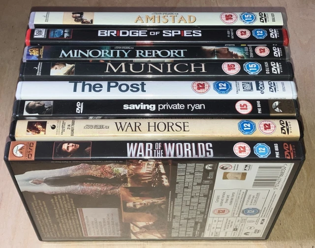 DVD COLLECTION: 8 Steven Spielberg Films - Amistad, Munich, Post, War ...