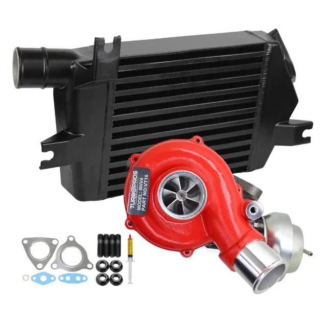 GEN1 HIGH FLOW Turbo+60mm Intercooler For Mitsubishi Triton MN 4D56 2 ...