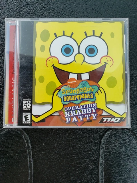 SPONGEBOB SQUAREPANTS OPERATION Krabby Patty-PC CD ROM-THQ/Scholastic ...
