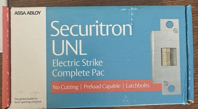 ASSA ABLOY SECURITRON UNL Electric Strike Complete PAC UNL-24 $278.44 ...