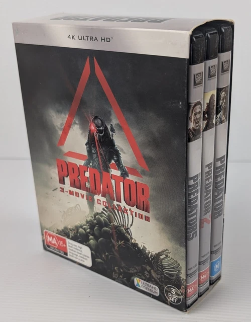 PREDATOR 3 MOVIE Collection - 4K Ultra HD & Blu-Ray Arnold ...