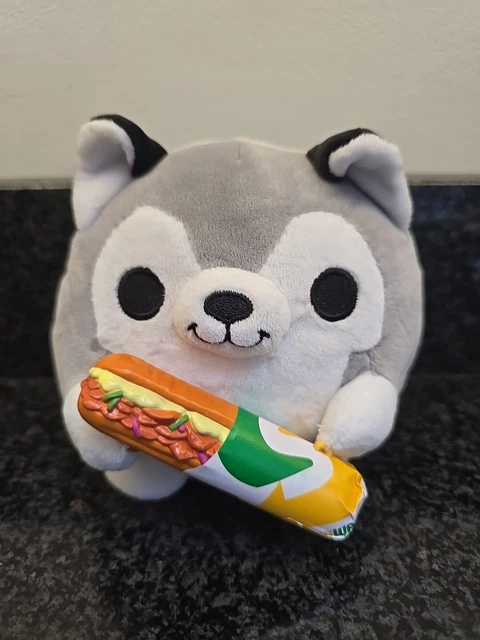 ZURU SNACKLES &NIGEL Husky Subway Sandwich" Snack Food Soft Plush Toy 5 ...