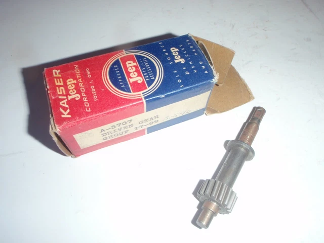 NOS ORIGINAL WILLYS Jeep Speedometer Driven Gear CJ2A CJ3A CJ3B CJ5 CJ6 ...