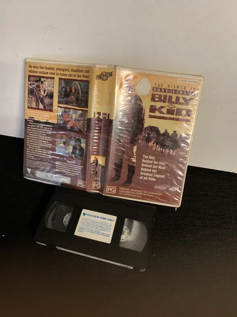 BILLY THE KID Rare EX-RENTAL VHS VIDEO PREMIERE ROADSHOW $30.00 ...