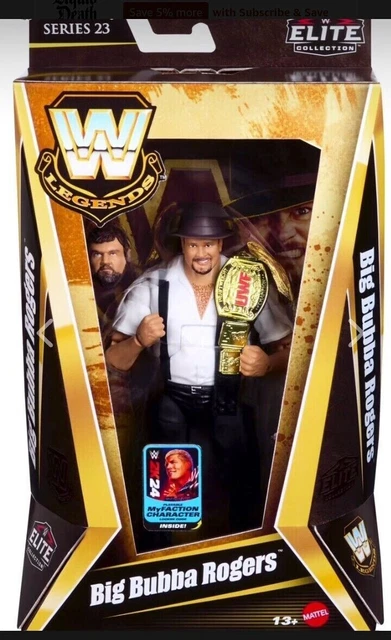MATTEL WWE LEGENDS Elite Big Bubba Rogers Series 23 EXCLUSIF (PRÉ ...