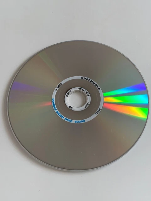 DOUBLE SIDED DISC SUPERNOVA Final Days DVD Movie 1-Disc Silver Side A B ...