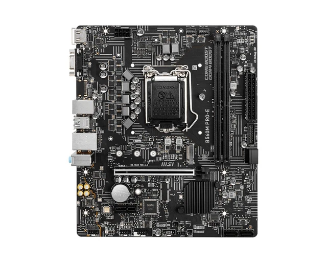 MSI B560M PRO-E Motherboard Intel B560 LGA 1200 DDR4 microATX M.2 VGA ...