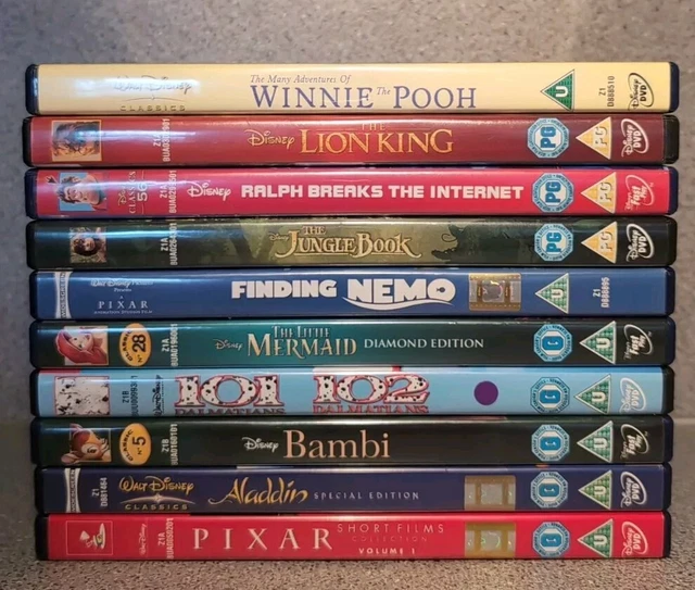 10 CHILDREN'S DVD Bundle Family Kids Job Lot Disney Classics Pixar Lion King 101 £9.99 - PicClick UK