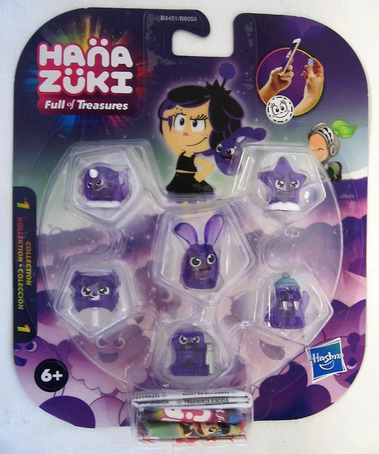 HASBRO HANAZUKI FULL of Treasures Purple Hemka Figure & 5 Courageous ...
