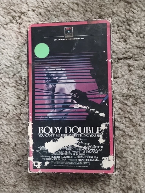 BODY DOUBLE (VHS, 1996, Close Captioned) £2.80 - PicClick UK