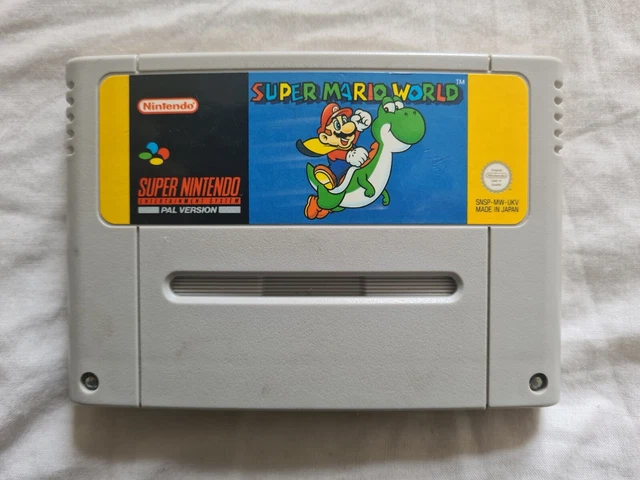 SUPER MARIO WORLD Super Nintendo Game SNES PAL VERSION Super Nes £7.50 ...