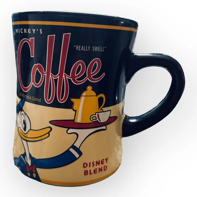 DISNEY MUG WALT Disney World Mickey’s Coffee Disney Blend Donald Duck ...