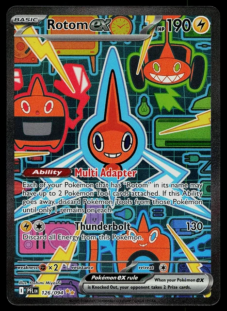 POKÉMON TCG ROTOM ex 126/094 Phantasmal Flames Special Illustration ...