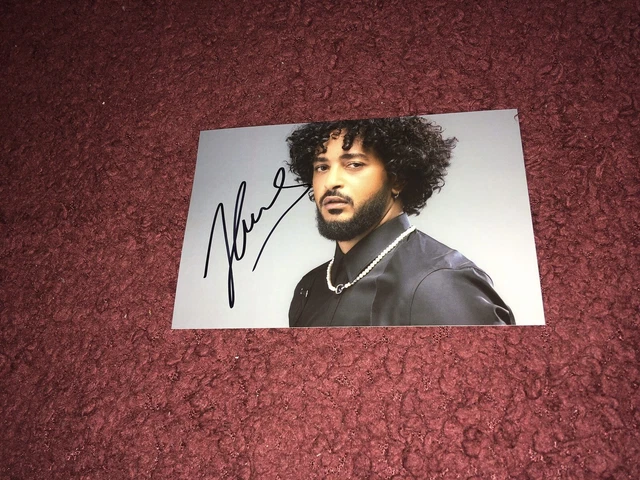 PHOTO DÉDICACÉE AUTOGRAPH Eurovision 2024 France Slimane EUR 10,00 - PicClick FR