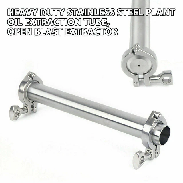 PLANT OIL EXTRACTION Tube Stainless Steel Open Blast Oil Extractor ...