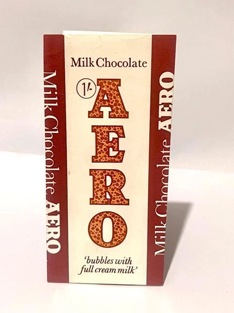 VINTAGE AERO CHOCOLATE Sweet Bar Wrapper 1'- Rowntrees York 1960S ...
