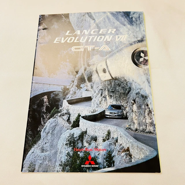 MITSUBISHI LANCER EVOLUTION VII Original Dealership Brochure - Rare JDM ...