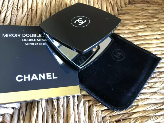 CHANEL BEAUTY COMPACT Miroir Double Facettes Mirror Duo Side With BOX ...