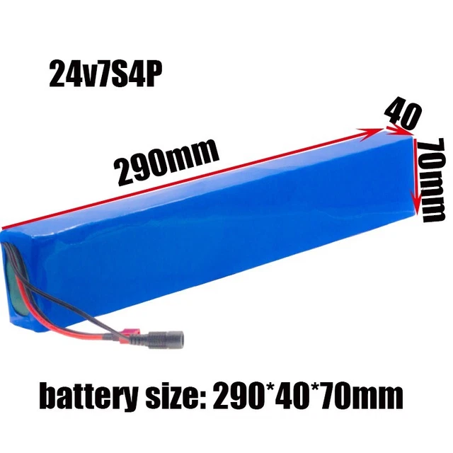 24V 10AH 7S4P Electric Vehicle Battery Scooter Battery Pack With US ...