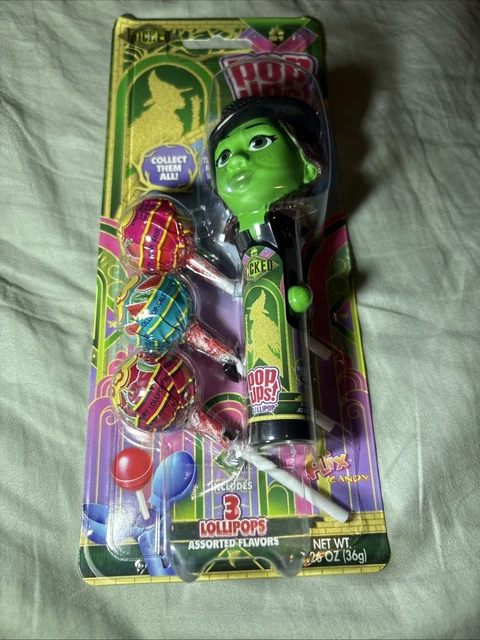 WICKED THE MOVIE, Elphaba Chupa Chups Candy Pop Ups! Lollipop Holder £4 ...